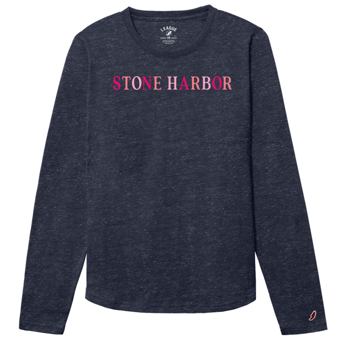 Women's Stone Harbor Candy Intramural Long Sleeve Tee - Heather Lib Na ...